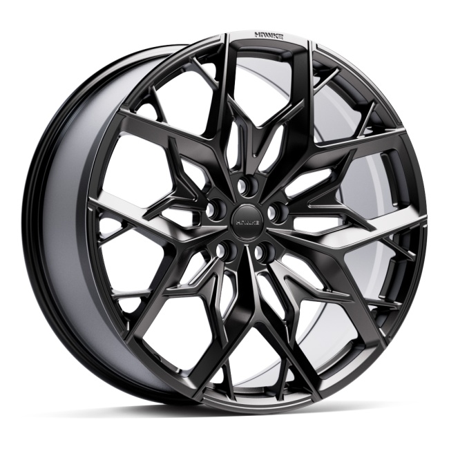 23 inch Hawke Vortex Alloy Wheel | Silver | 5x120 Bolt pattern (PCD ...