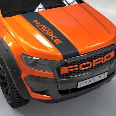HAWKE AWD Graphics Pack for Ford Ranger models 2015 onwards (FOUR ...