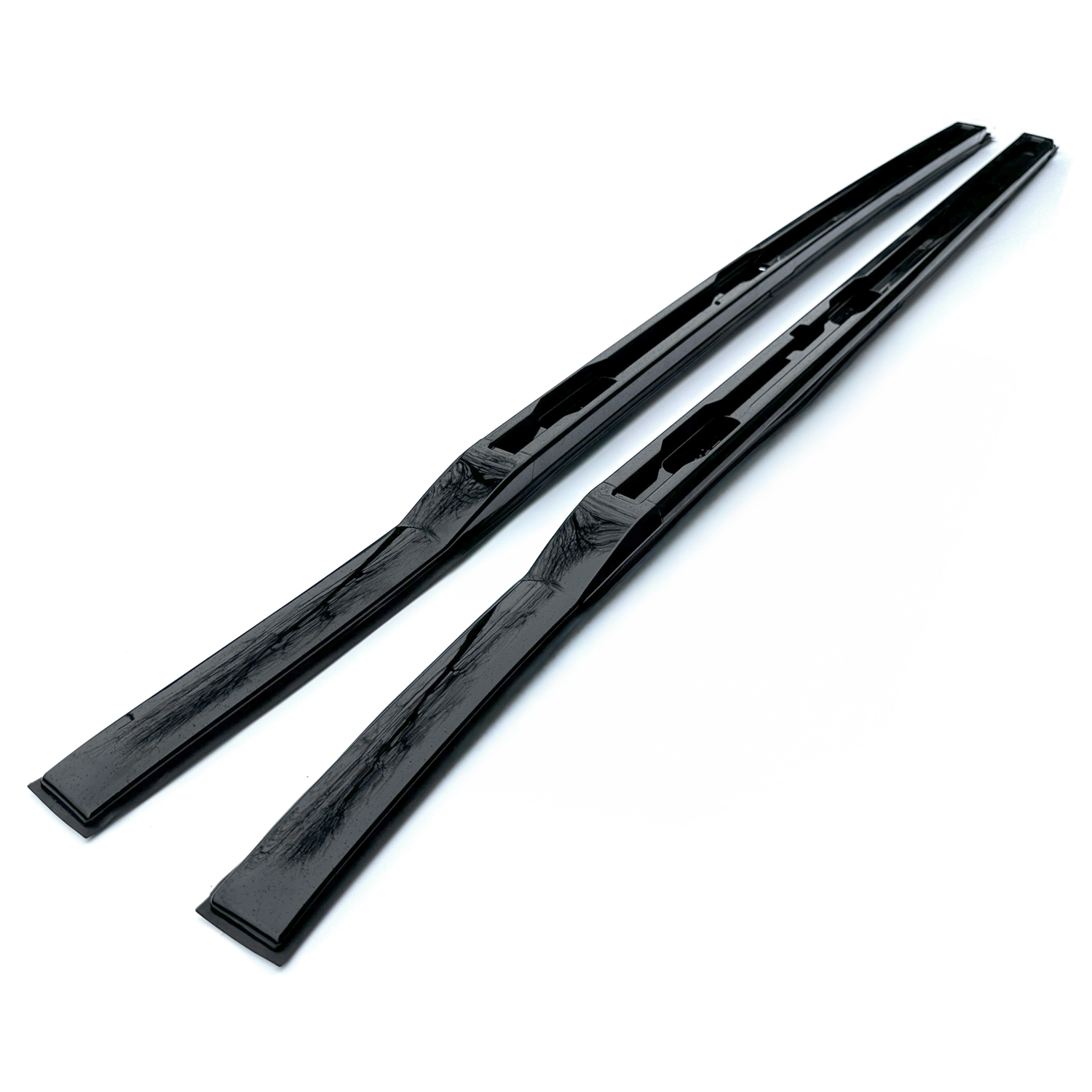 L663 Defender 90 Roof Rails in Gloss Black - shop.sixonetwo.co.uk