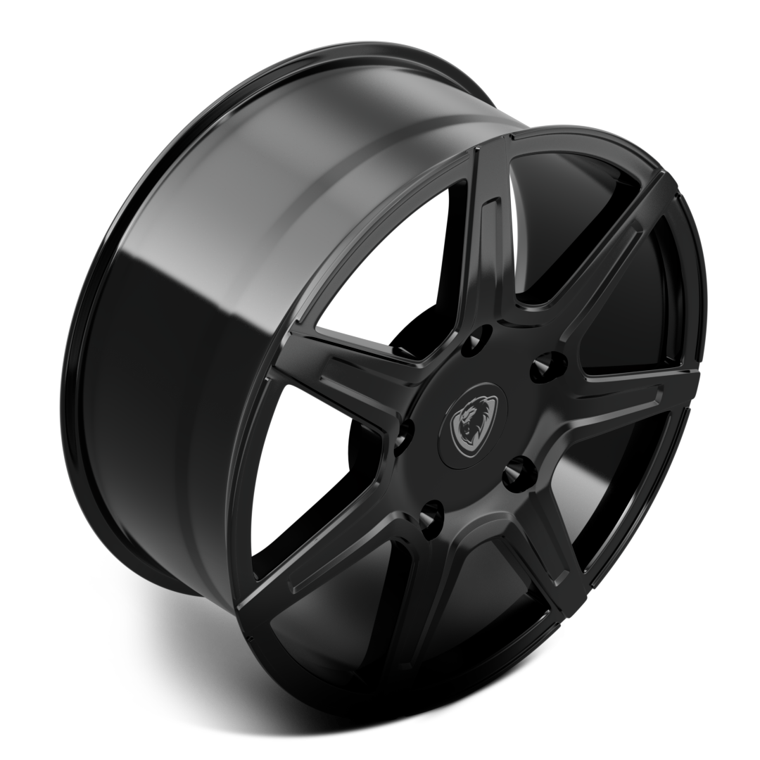 18 inch Cades Brute Alloy Wheel | Gloss Black | 5x160 Bolt pattern (PCD ...