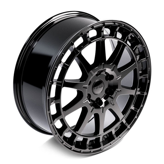 20 inch Cades RZ Alloy Wheel | Black | 5x120 Bolt pattern (PCD ...