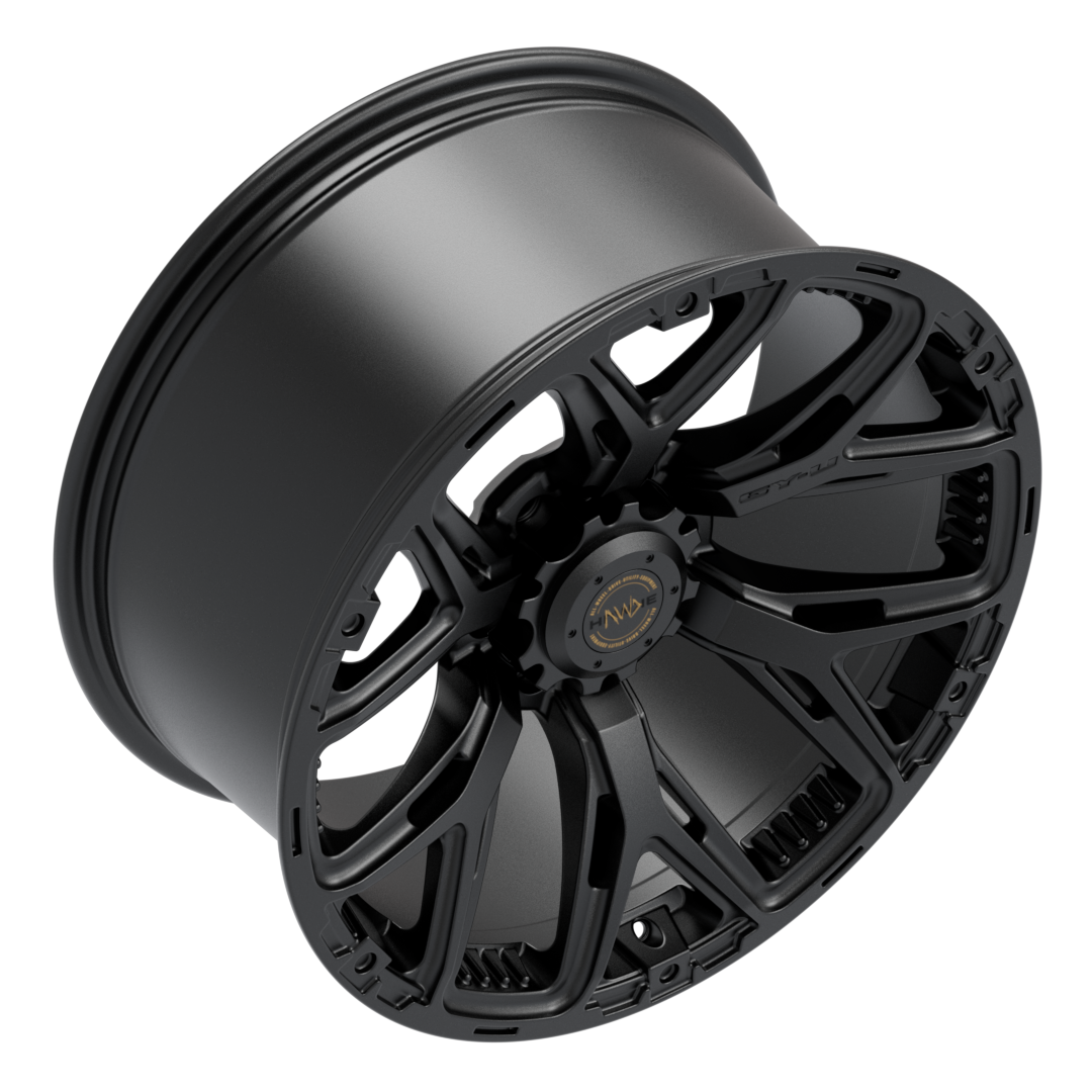 20 inch Hawke 6YU Alloy Wheel | Matt Black | 6x139 (PCD) | ET30 | Set ...