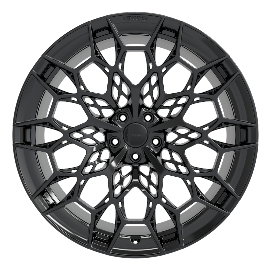 24 inch Hawke Helion Forged (rear) Alloy Wheel | Black | 5x120 Bolt ...