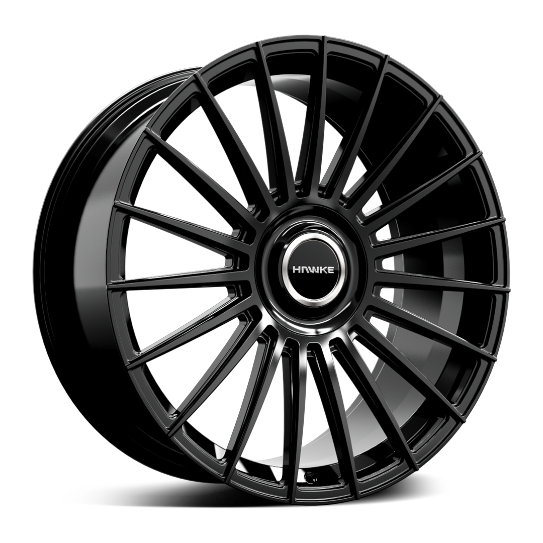 24 inch Hawke Marquis Forged (rear) Alloy Wheel | Black | 5x112 Bolt ...