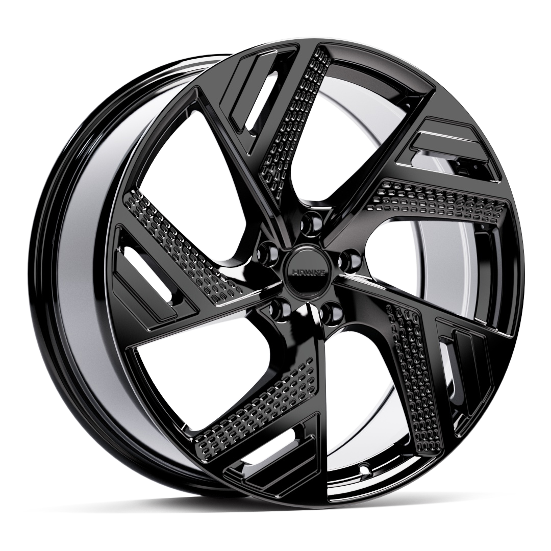 20 inch Hawke Valor Alloy Wheel | Black | 5x108 Bolt pattern (PCD ...