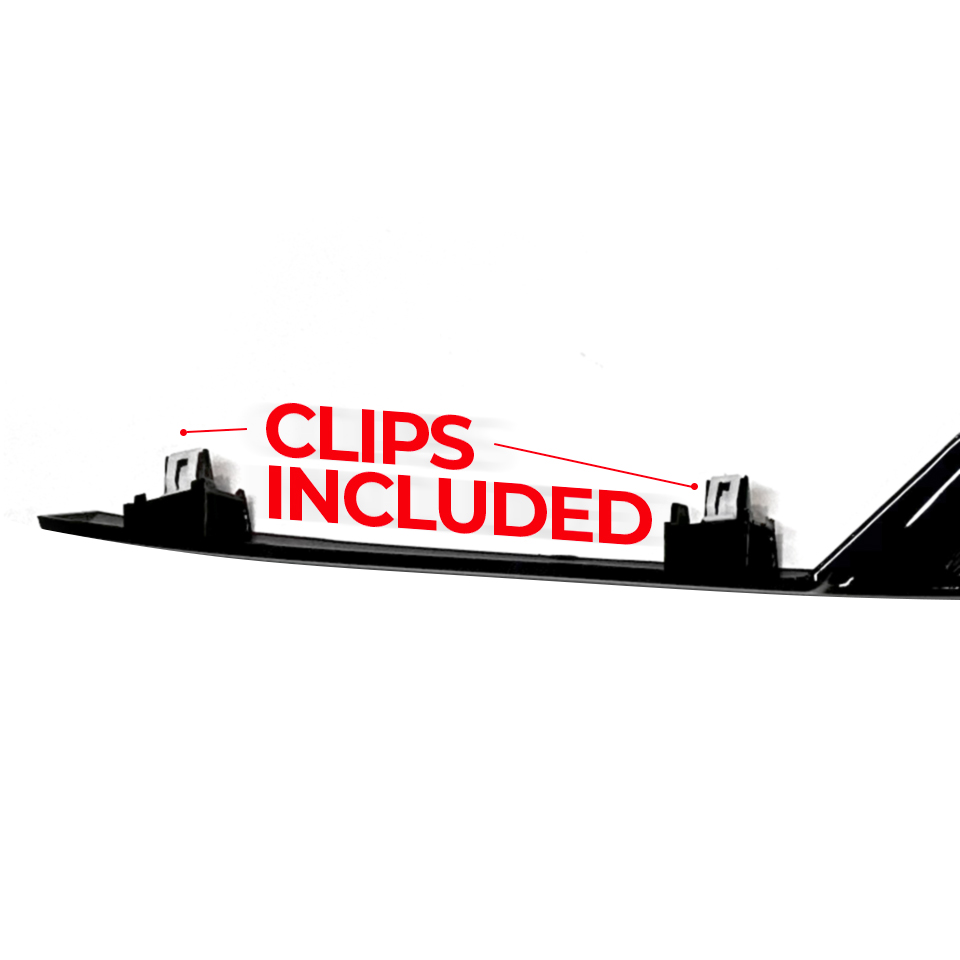 Tailgate Trim Replacement Strip (with clips) - Gloss Black Range Rover ...