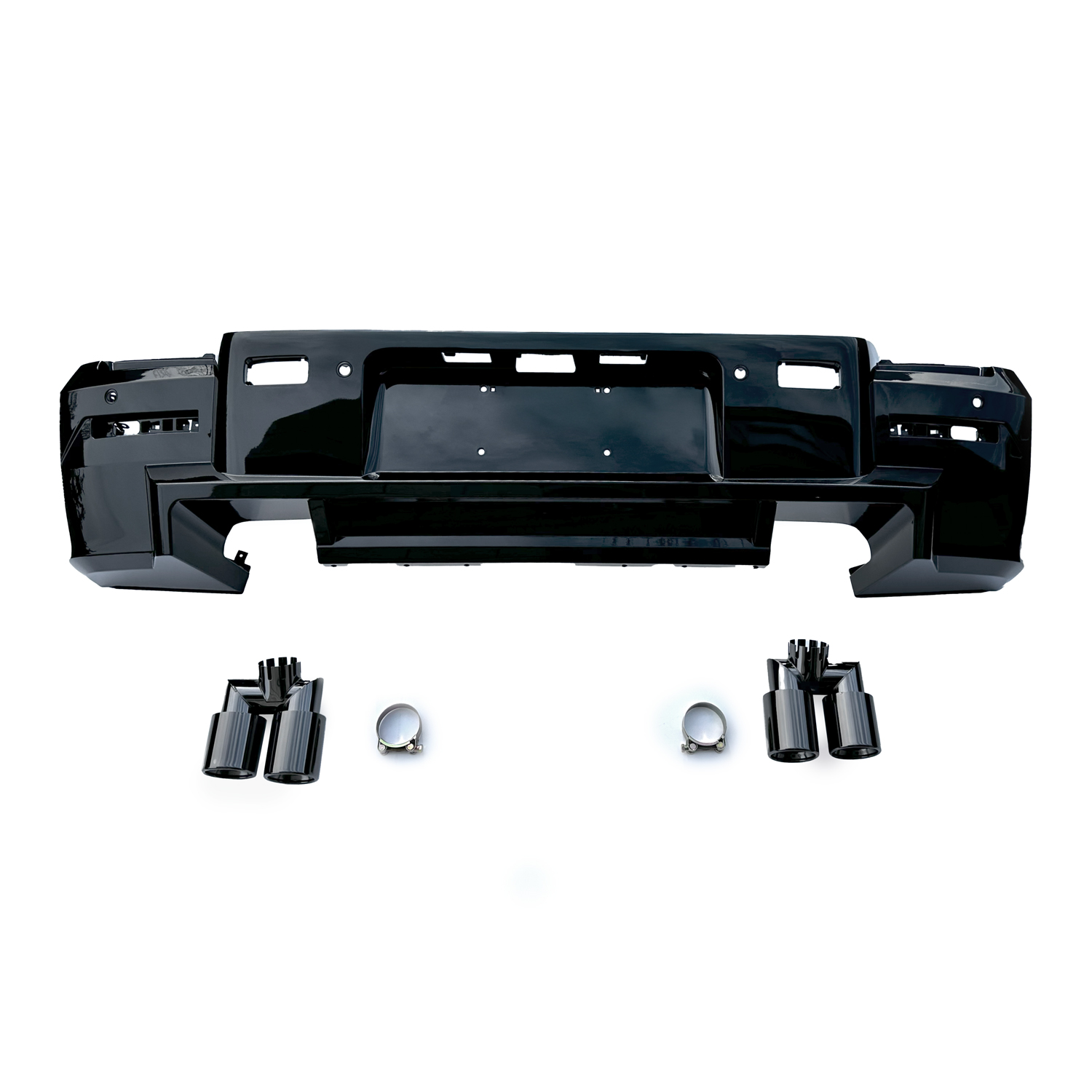 Hawke Rear Bumper incl Exhaust Tips Land Rover Defender P400 L663 ...