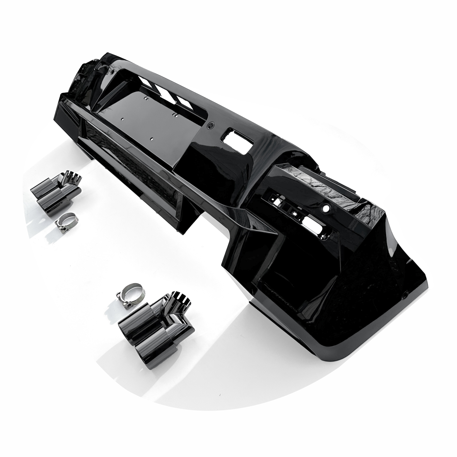 Hawke Rear Bumper incl Exhaust Tips Land Rover Defender P400 L663 ...