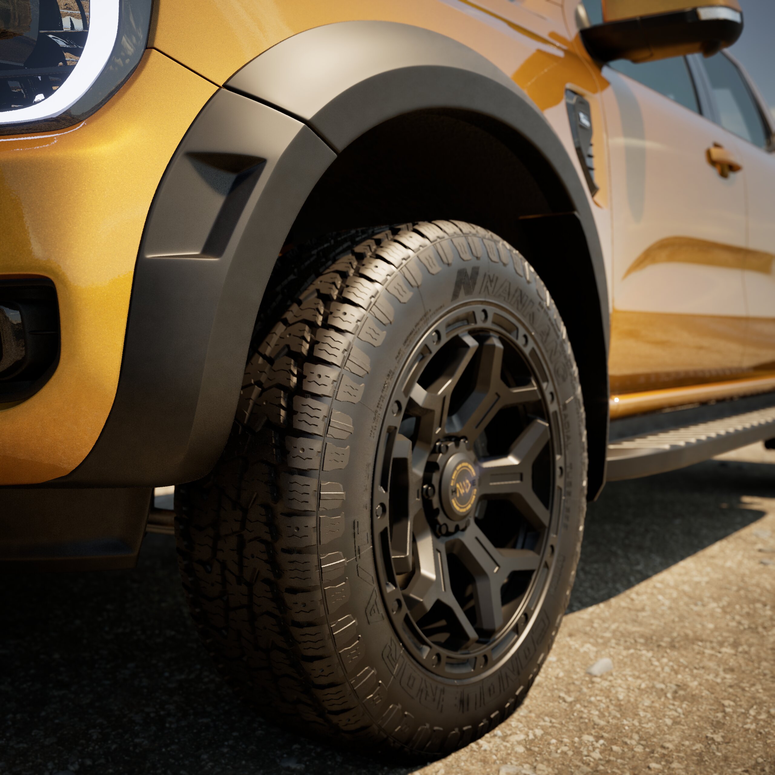 Hawke Wide Arch Kit Smooth Raptor Style Wheel Arch Extensions To Fit ...